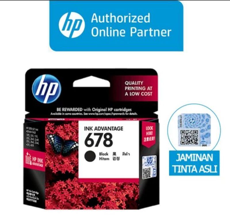 Tinta Injek HP 678 black