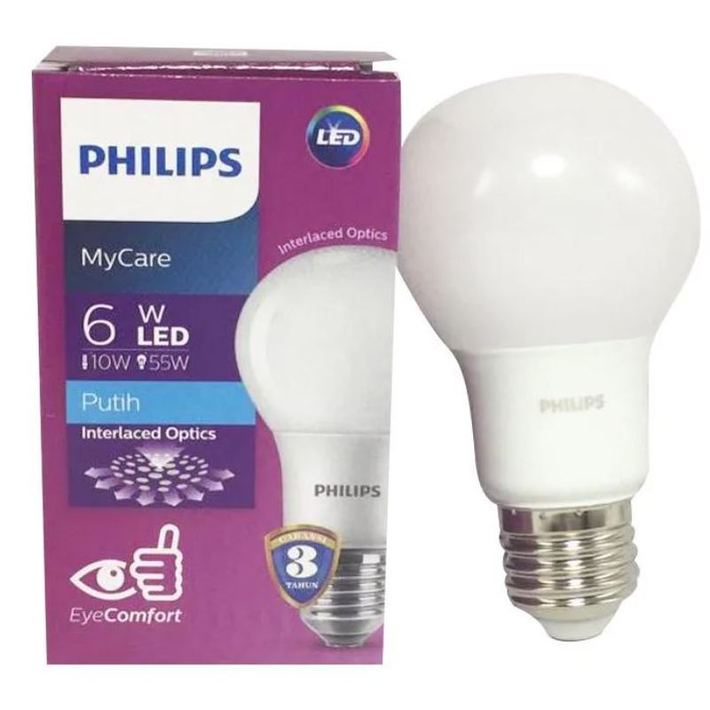 Lampu led Phillips 6 w