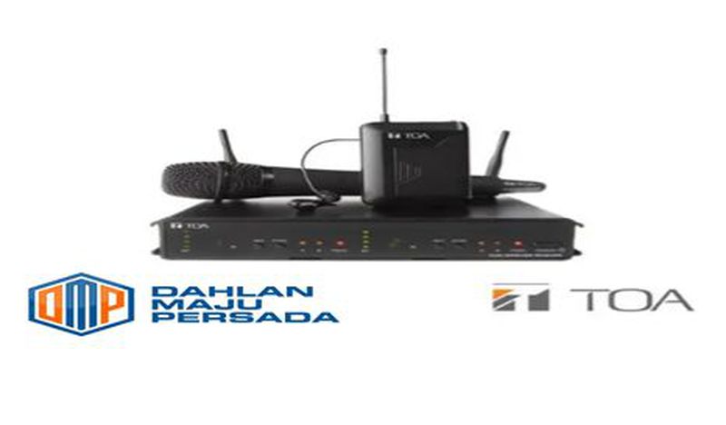 TOA WS-402-AS Dual Channel Wireless Set (Handheld + Clip On)