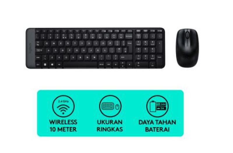 Keyboard + Mouse Wireles Logitech