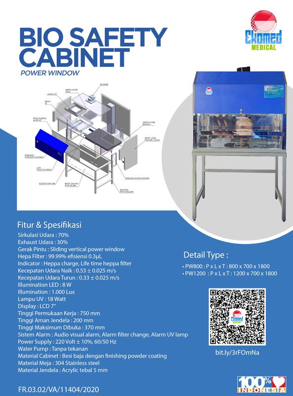Biosafety Cabinet 1200W