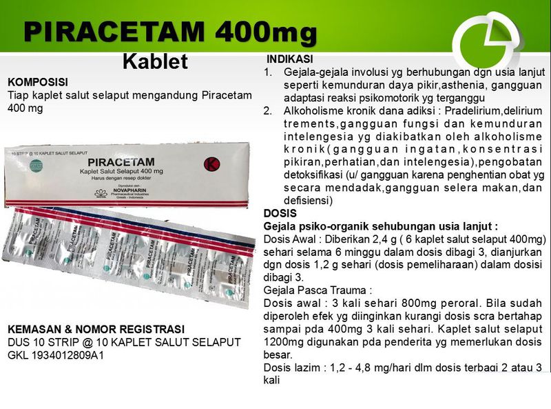 PIRACETAM 400MG KAPLET BOX/100_NOVAPHARIN