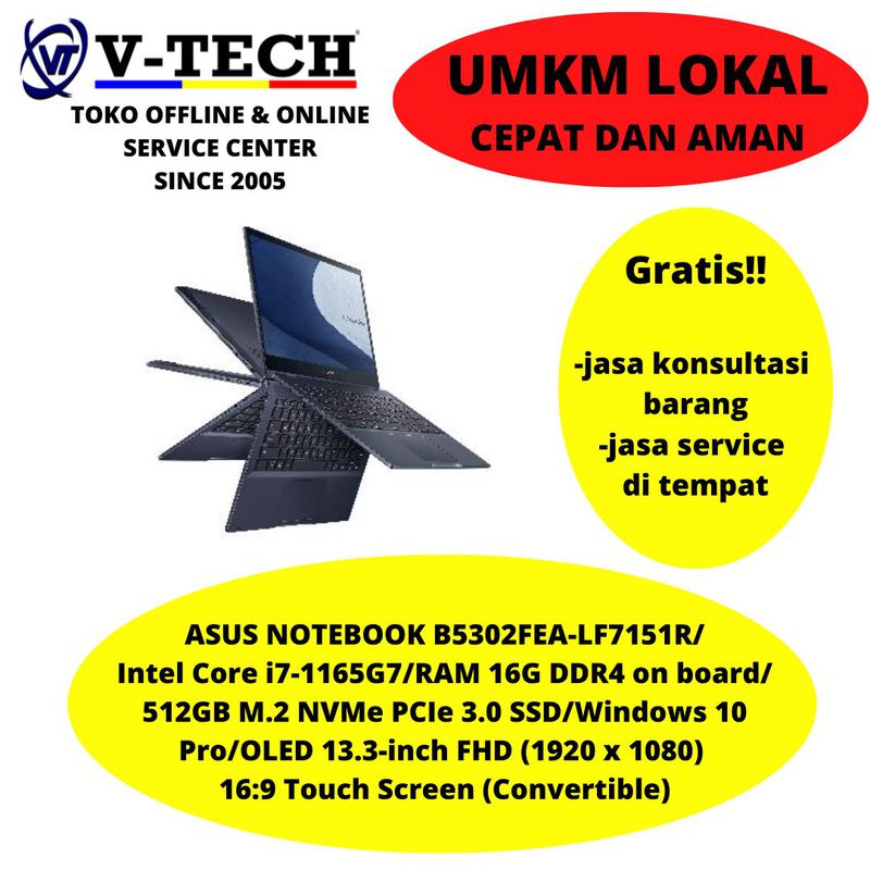 V-TECH ASUS NOTEBOOK B5302FEA-LF7151R