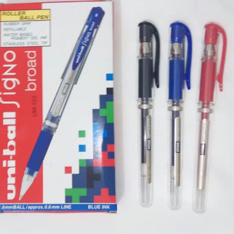 PENA UNIBALL SIGNO UM-153 (PACK) - HITAM