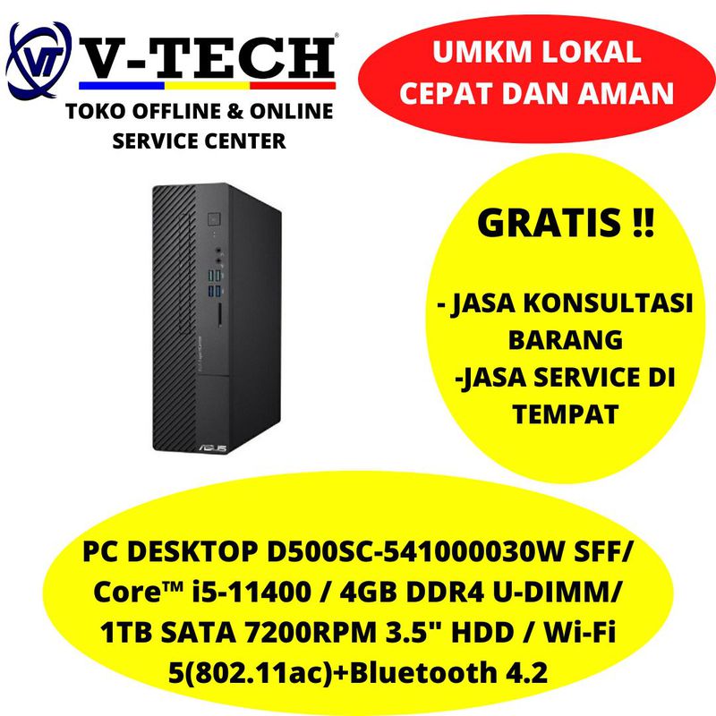 V-TECH ASUS PC DESKTOP D500SC-541000030W