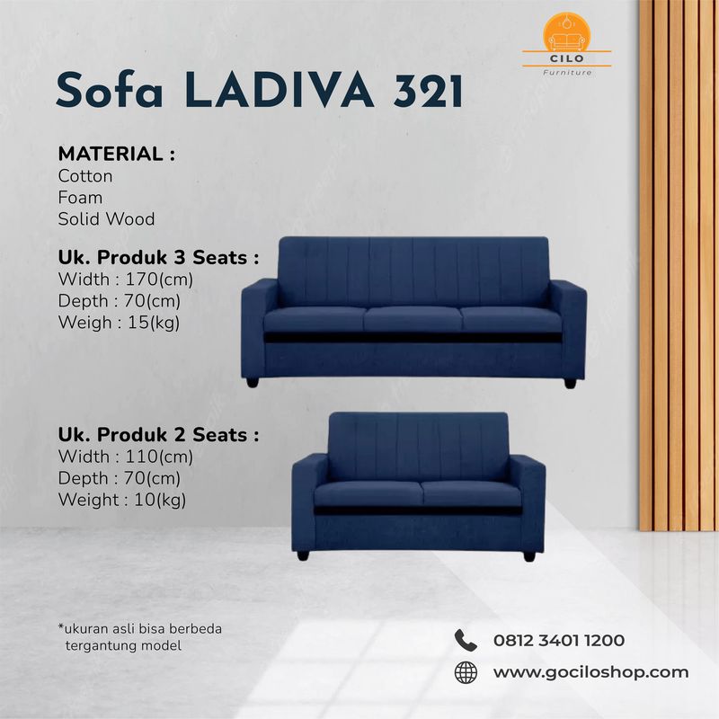 Sofa Cilo LADIVA 321