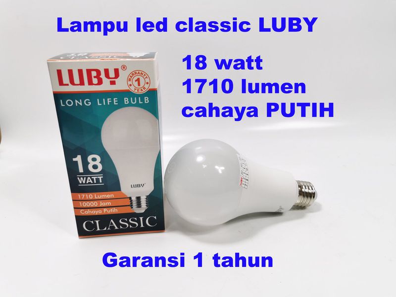 Lampu LED Lubby 18 Watt