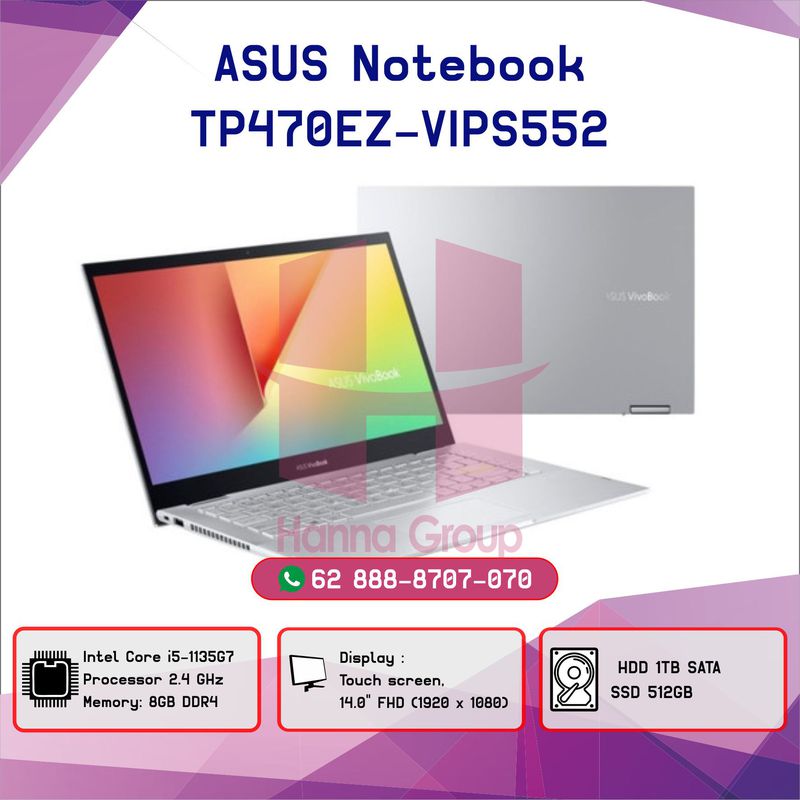 ASUS Notebook TP470EZ-VIPS552