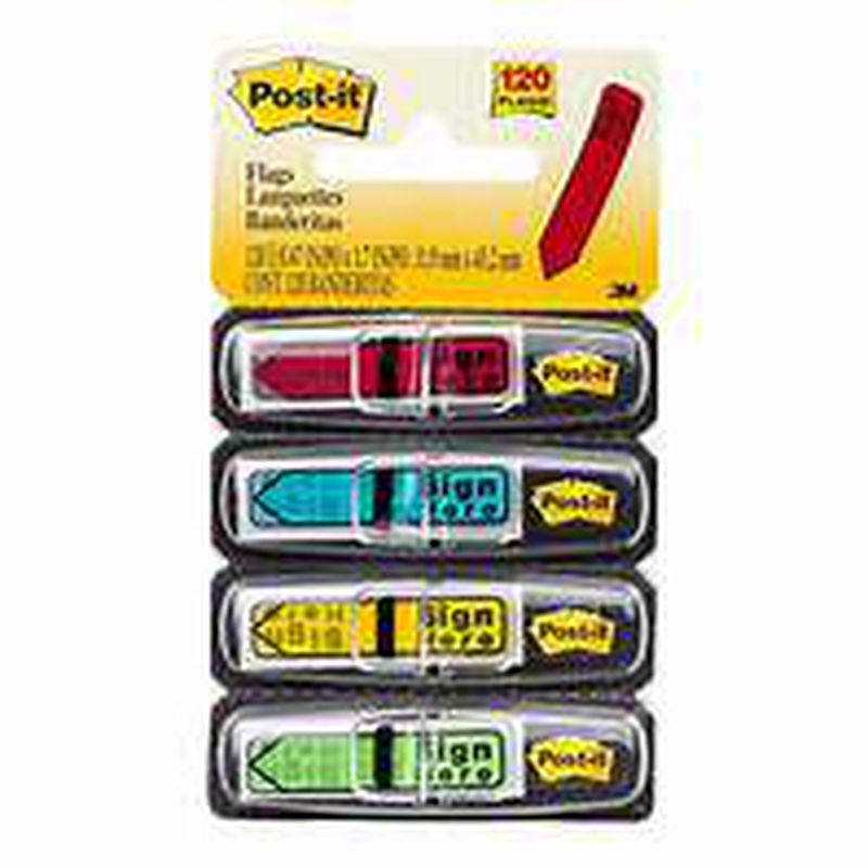 POST IT 684-SH FLAG SIGN HERE ARROW