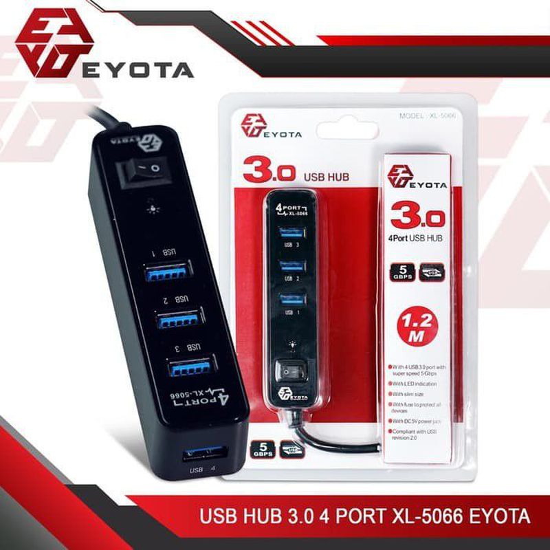 EYOTA USB HUB 3.0 4 PORT XL-5066