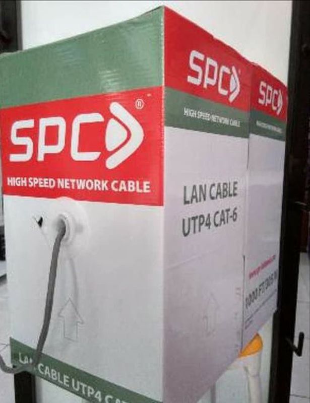 SPC Kabel Cat 6 305 meter / Kabel CCTV Cat 6 / Cable SPC UTP Cat6
