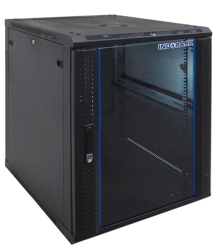 INDORACK WIR6015S - 15U Wallmount Rack Depth 600mm Single Door 19