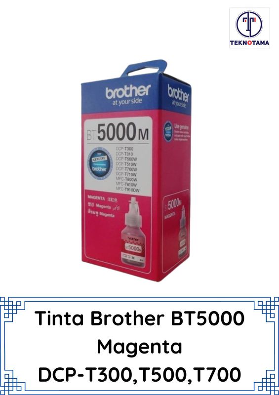 Tinta Brother BT5000 Magenta (DCP-T300,T500,T700)