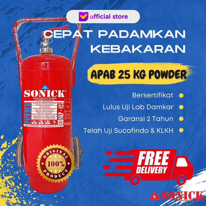 Tabung Apab 25 Kg Powder (Alat Pemadam Api Multipurpose)
