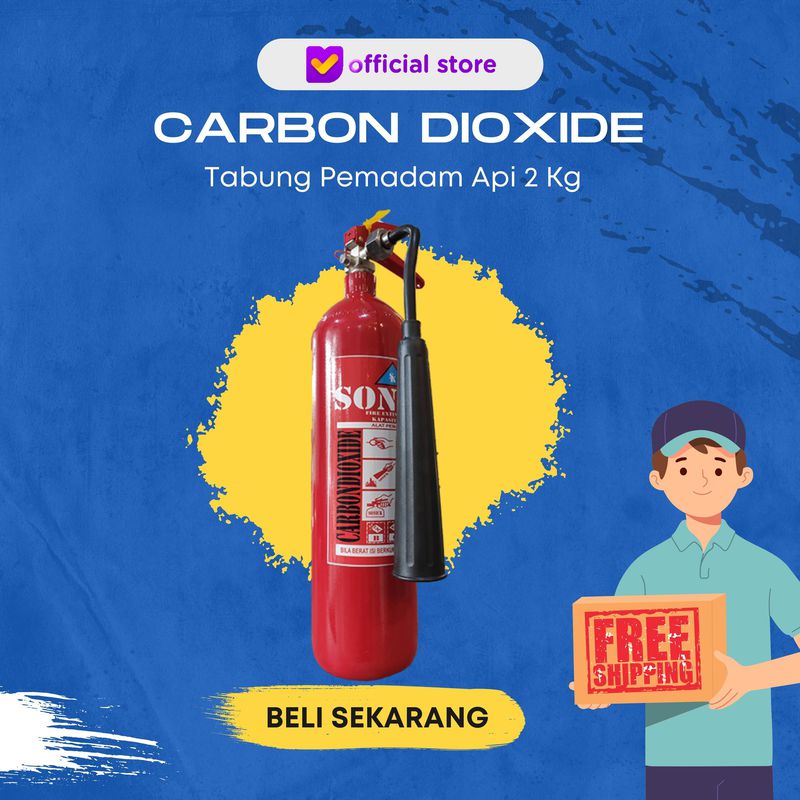 Tabung Apar 2 Kg Co2 / Carbon Dioxide Alat Pemadam Api