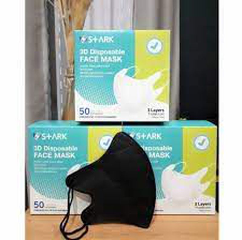 masker duckbill - Hitam