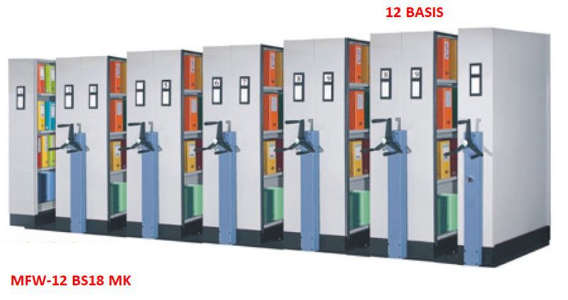 ALMARI ROLL O'PACK MEKANIK SYSTEM BASIS 12 COMPARTEMENT 4