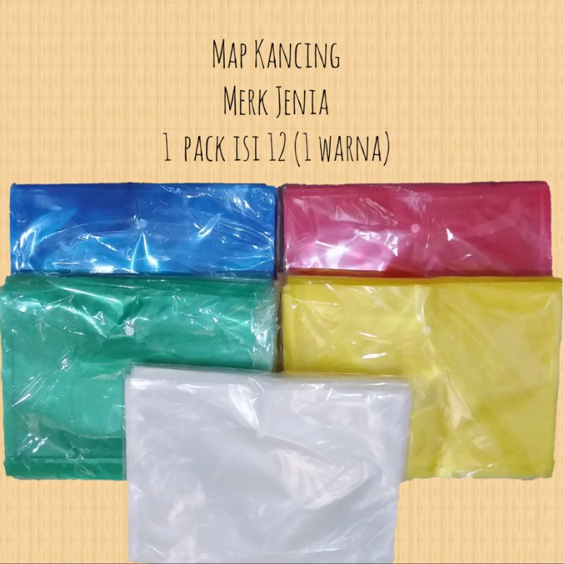 Ordner Dan Map plastik kancing f.one (pak)