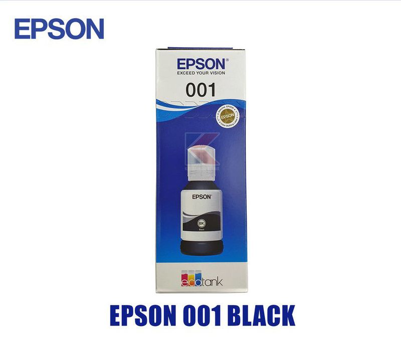 Tinta Epson 001 Black Original (untuk L4150 L4160 L6160 L6170 L6190)