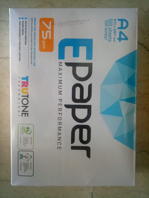 kertas hvs E paper A4 75 grm