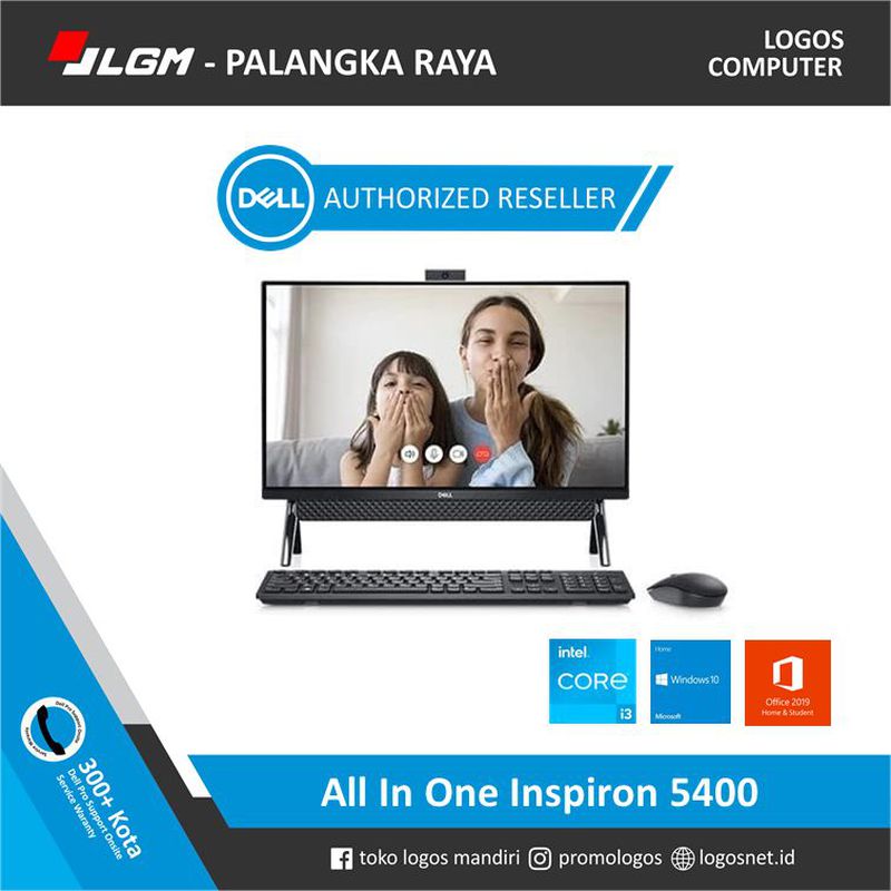 Dell AIO Inspiron 5400 Intel® Core™ i3 1115G4-8GB-256-OHS-U-Win10