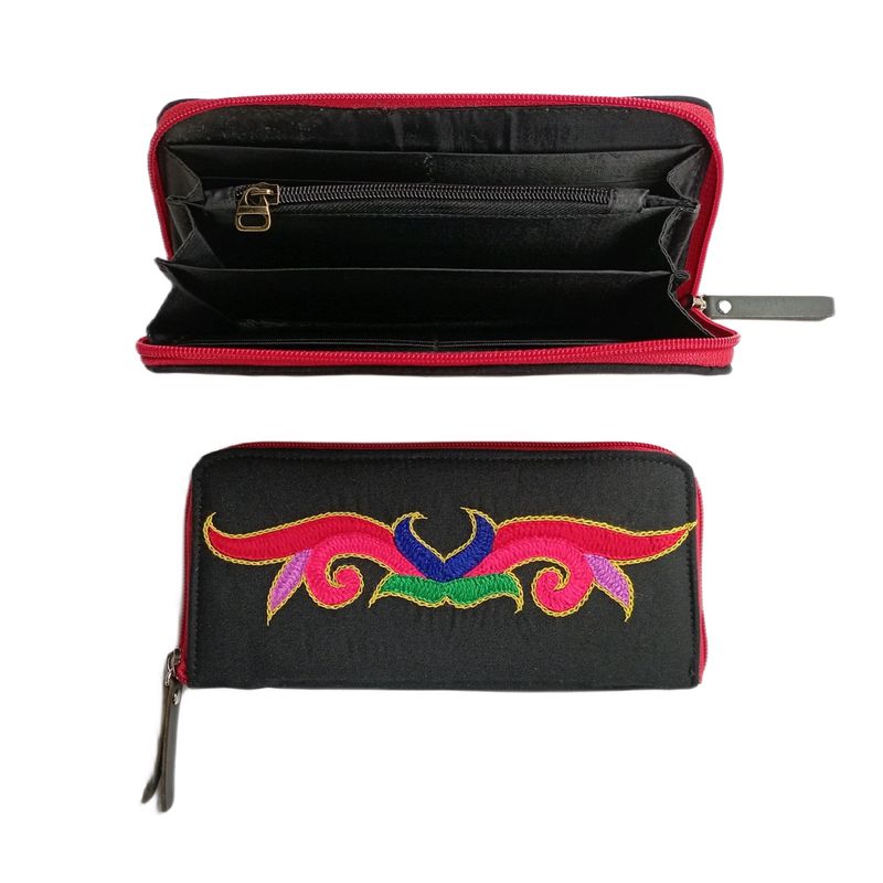 Dompet Tenun Ulap Doyo dan Sulam Tumpar - Tenun Ulap Doyo