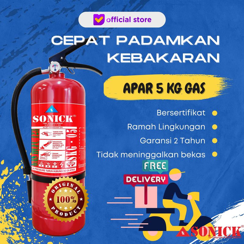 Tabung Apar 5 kg GAS Clean Agent