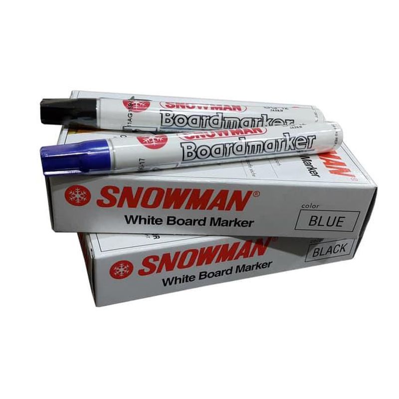 SPIDOL BOARD MARKER SNOWMAN - Biru