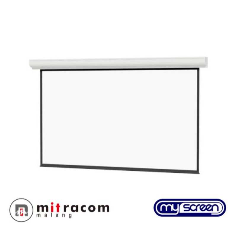 Layar MYSCREEN FOCUS Motorized 70 inch