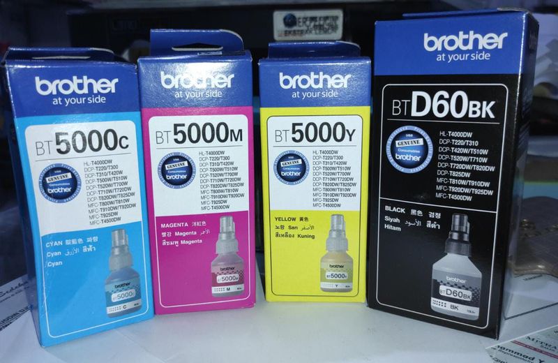 Tinta Brother BT D60BK & BT 5000 (DCP-T310,510,710,810,910,4000,4500 ...