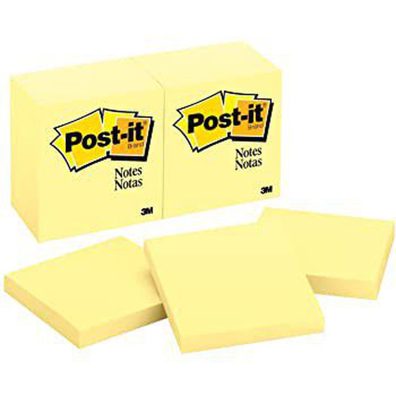 Sticky Yellow Notes 654 3x3"