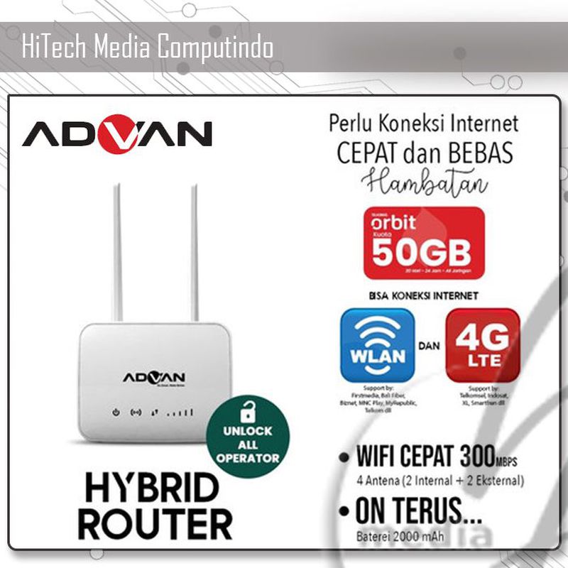 Advan Router CPE Start 4G LTE + WLAN