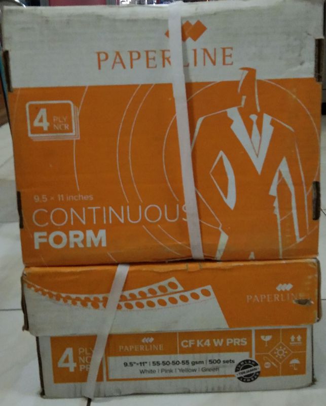 Kertas Continuous Form / CF K4 W PRS / warna 4ply