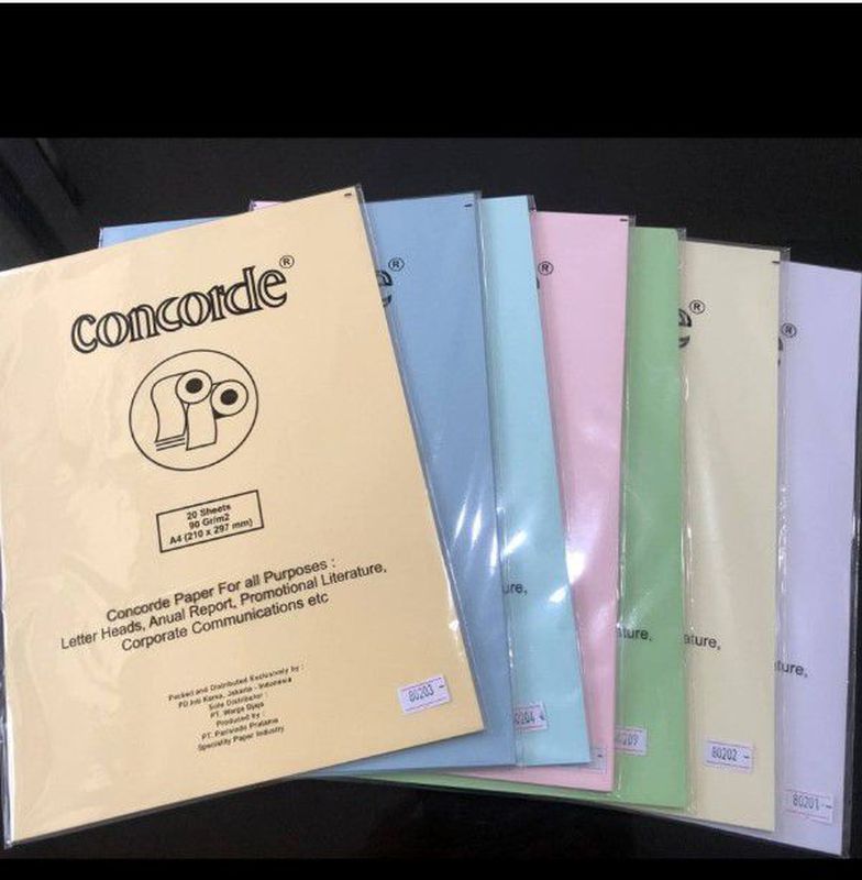 Kertas Concorde A4 90g / Kertas Sertikat dll