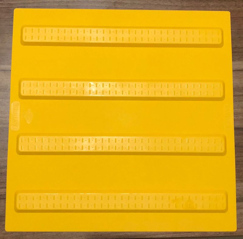 TAYNEKS Tactile / Guiding Block 30x30 Yellow Thermoplastick ...