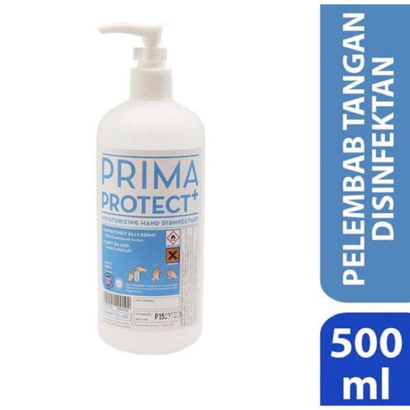 Hand Sanitizer Liquid Prima Protect Pump Dispenser 500 mL
