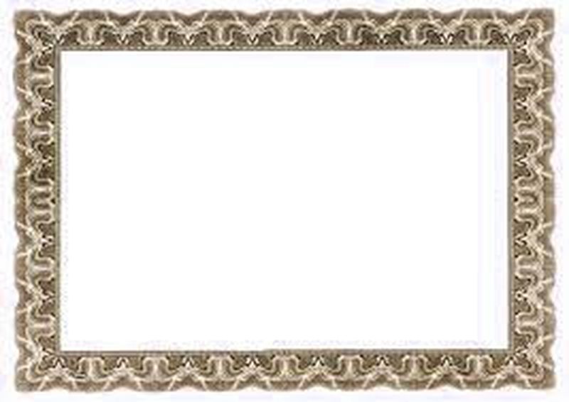 Blangko Piagam / Sertifikat F4