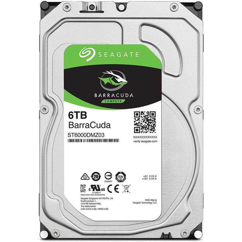Seagate HDD Barracuda 3.5 - SATA 6TB - 5400RPM - Garansi Resmi 2 th