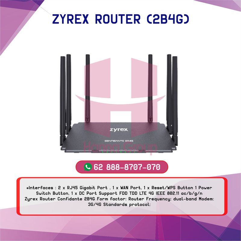 ZYREX ROUTER (2B4G)