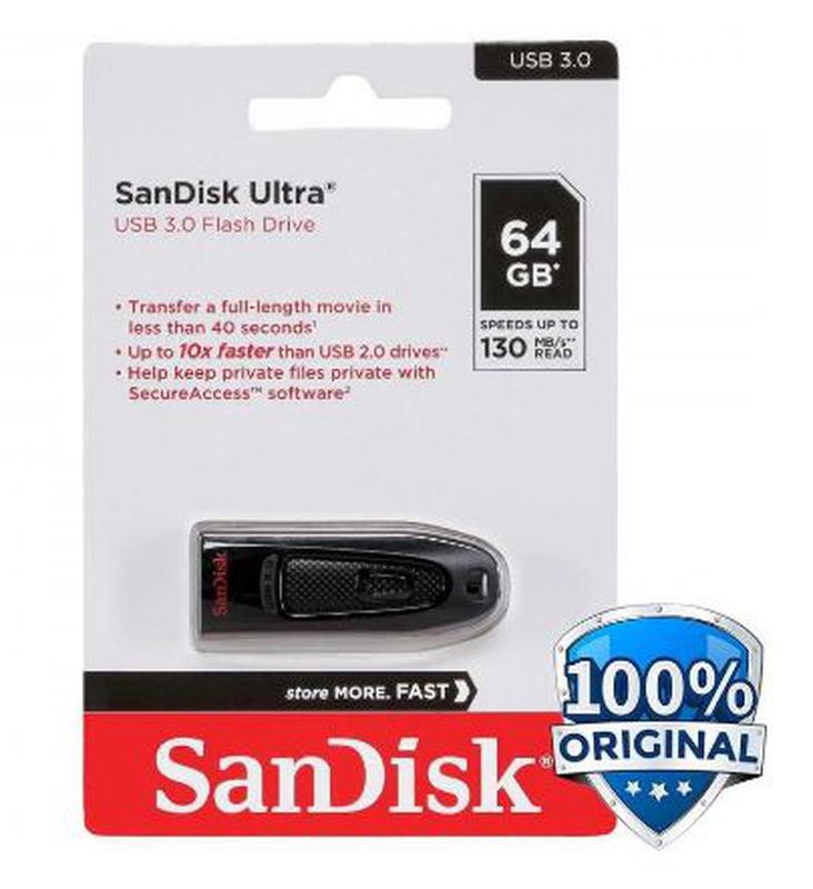 Flashdisk Sandisk Ultra CZ48 USB 64 GB