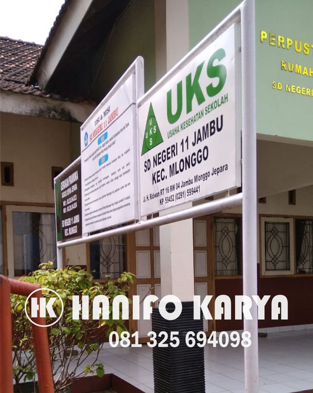 Plang Outdoor - Putih