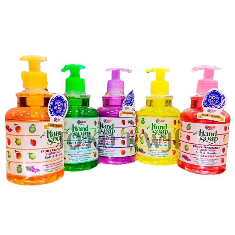 YURI HAND SOAP BOTOL 410ML - GRAPE