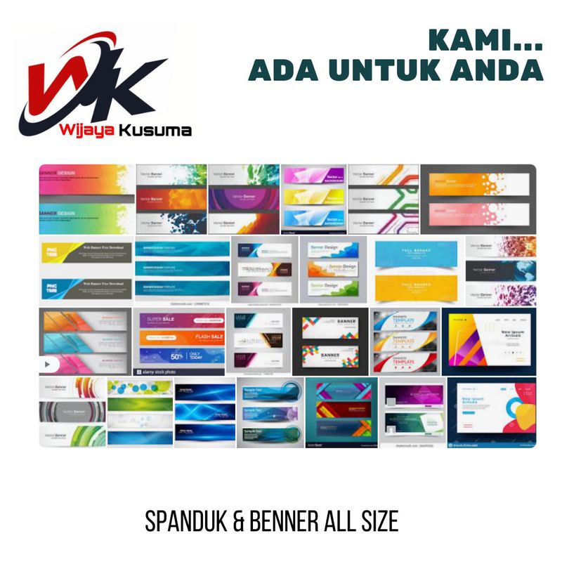 Cetak Spanduk & Banner - All Size - 1 X 1 Meter