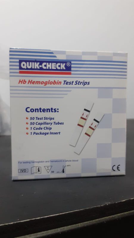 Quik Check HB Hemoglobin Test Strips