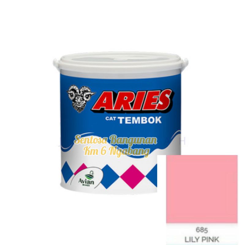 CAT TEMBOK ARIES LILY PINK 685 - AVIAN BRANDS