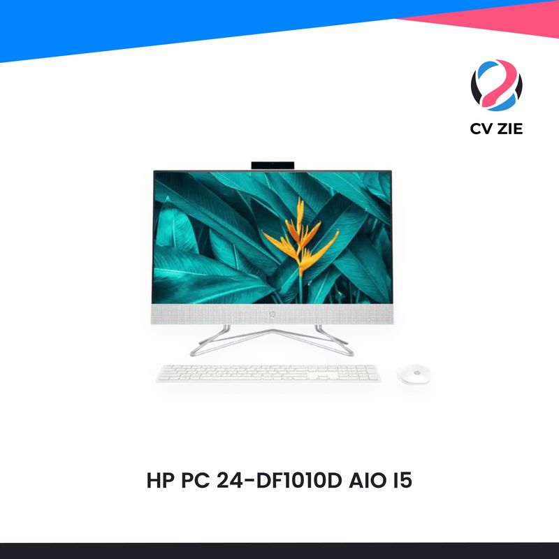 HP AiO 24-DF1010D - 397J6PA - i5 - 1135G7 - RAM 8GB-DDR4 - 1TB - 23,8 IPS-Full-HD - Windows 10 Home