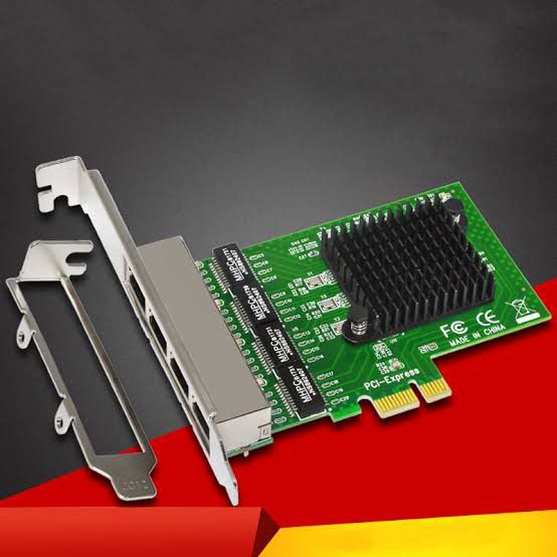 LAN Card PciE 4 Port