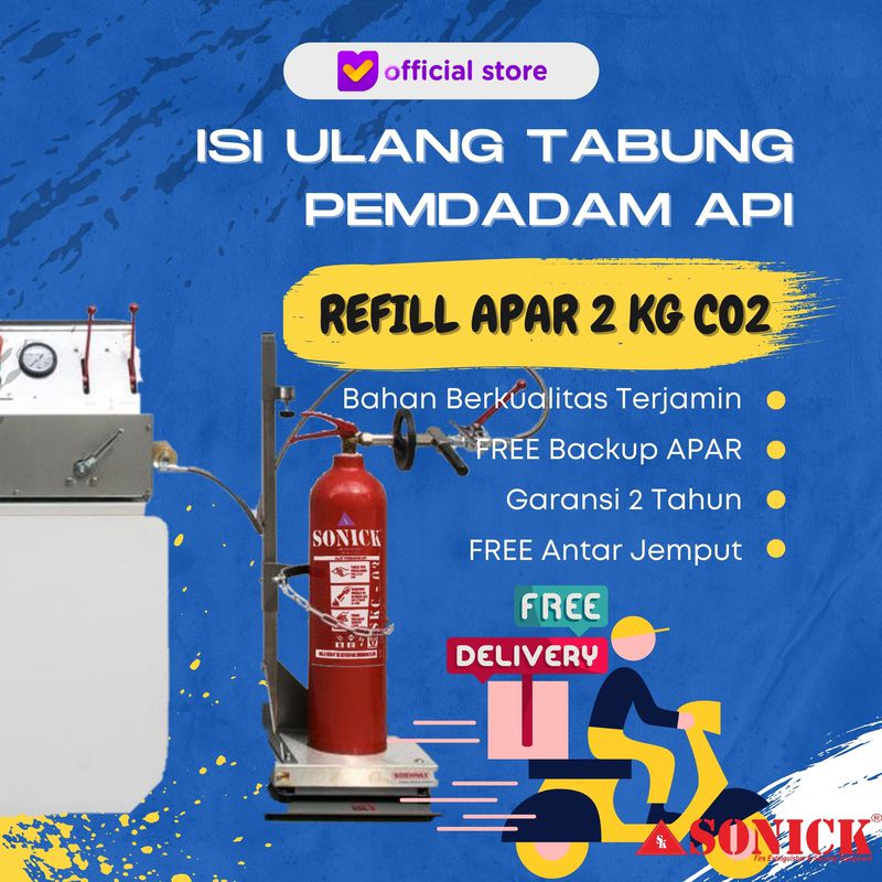Refill Tabung Apar 2 Kg Co2 Alat Pemadam Api