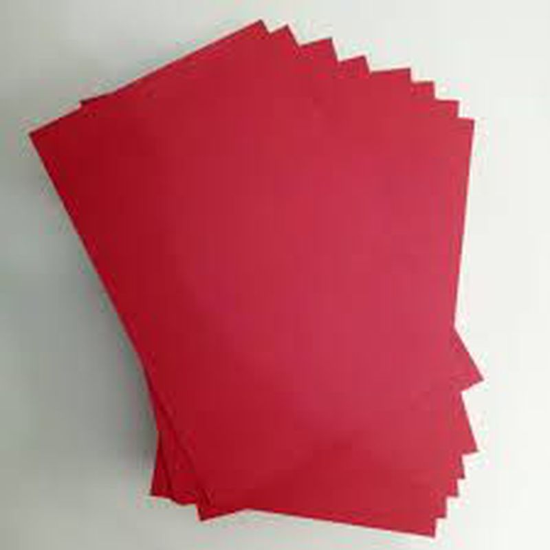 Kertas Buffalo F4 merah - Merah