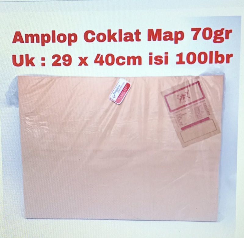 Amplop Coklat Map